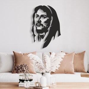 Jesus Christ Metal Sign, Religious Wall Art, Christian Decor, Christmas ...