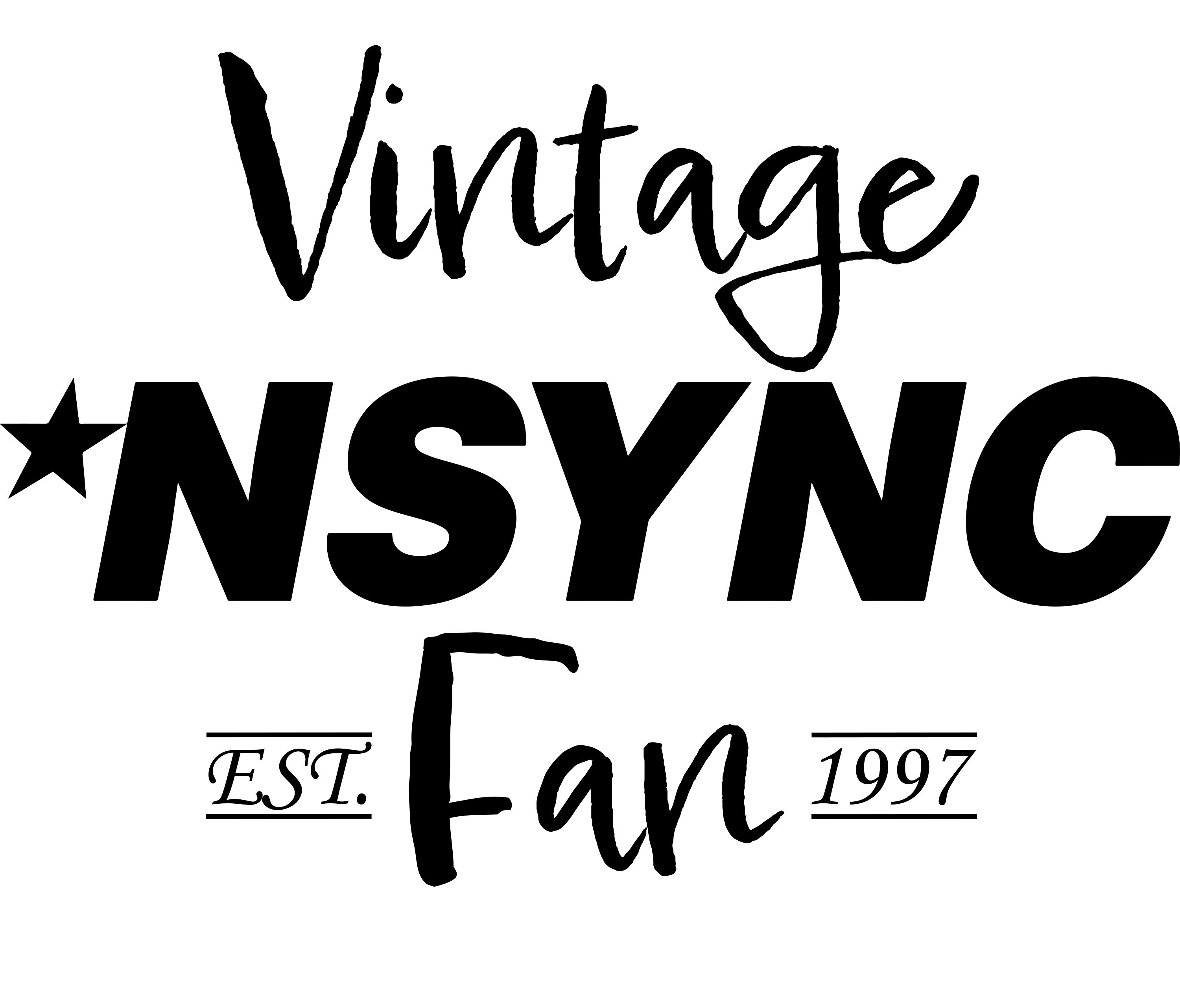 Vintage *NSYNC Fan SVG for Cricut - Etsy