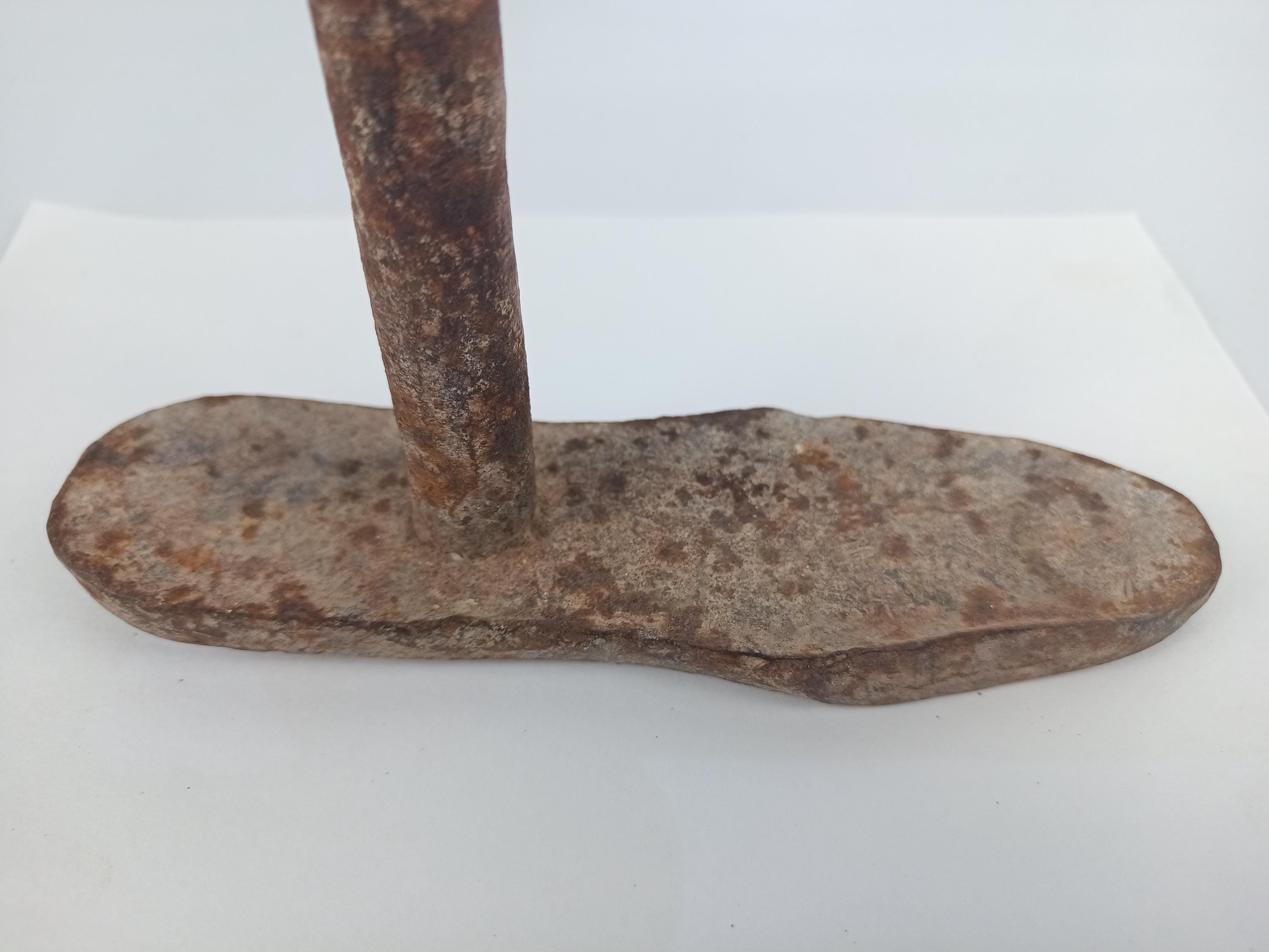 Wrought Iron Shoe Last Show Form Anvil With Stake Spike Vintage - Etsy