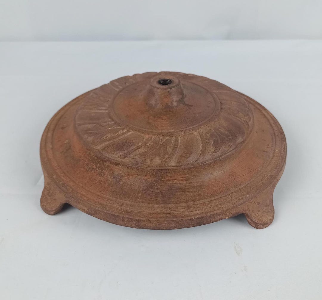 Cast Iron Lamp Base Antique Round Floor Lamp Stand Base With Four Legs ...