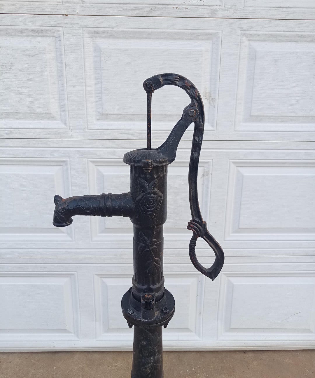 Tall Fancy Cast Iron Decorative Hand Pump Ornamental Yard Art Long ...