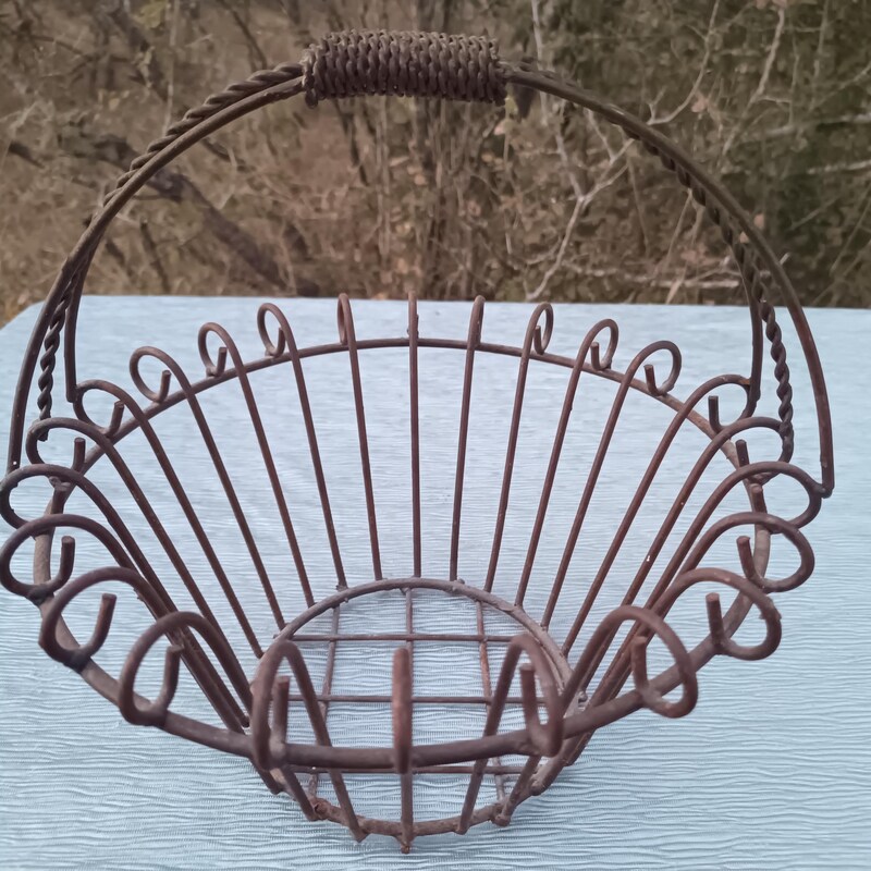 Wire Basket Planter - Etsy