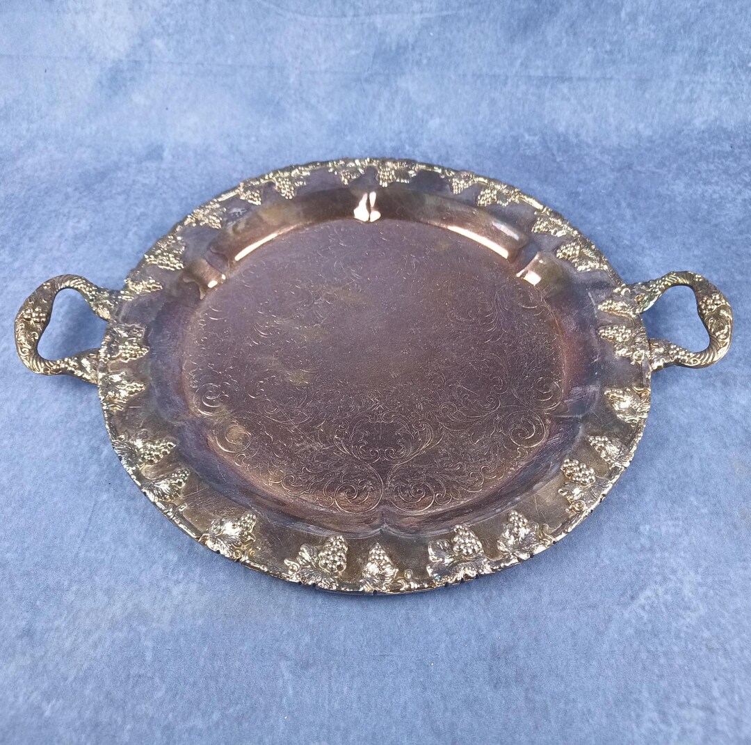 Antique Sheffield Silver on Copper Reproduction Silver Plated 16 in ...