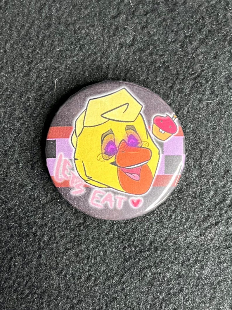 FNAF Stylized Character Buttons - Etsy