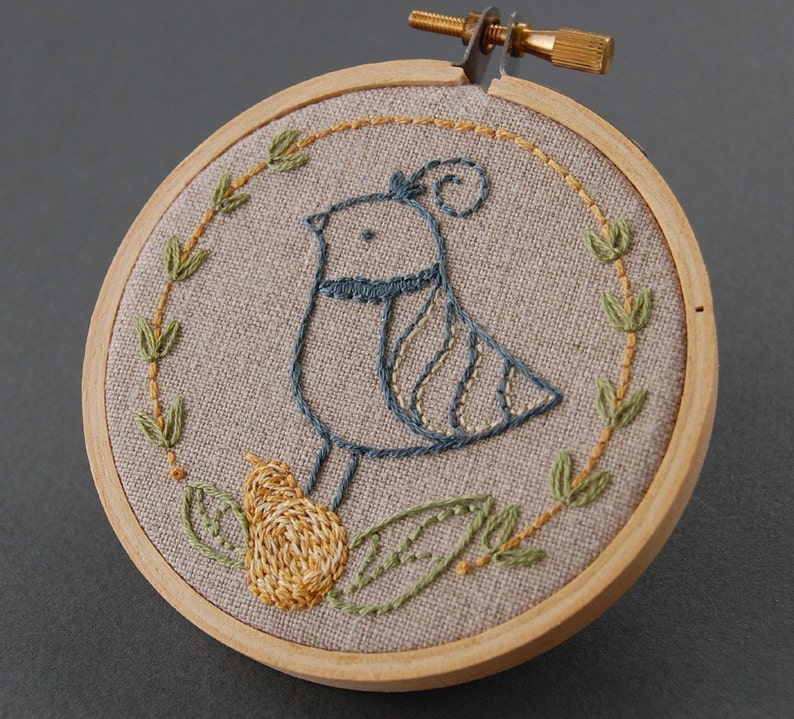 Embroidery Patterns | FESTIVE FLOCK Holiday Hand Embroidery Patterns ...