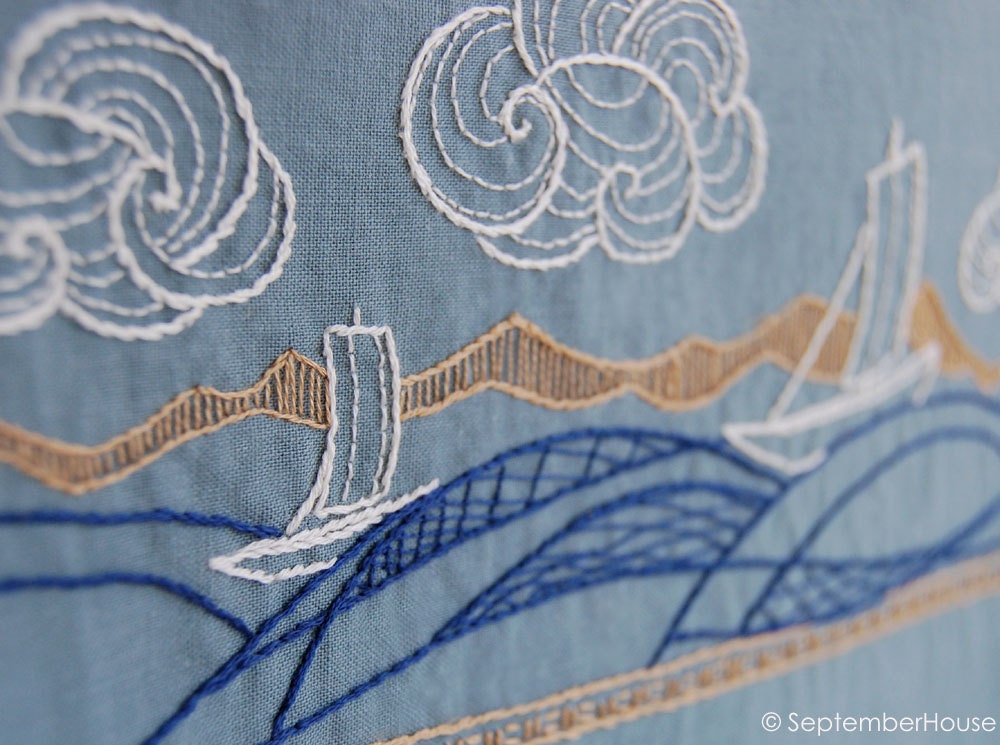 Japanese Inspired Hand Embroidery Patterns Contemporary | Etsy