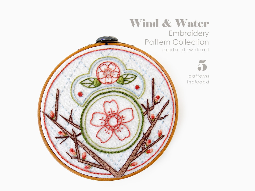 Hand Embroidery Designs | Japanese Inspired Embroidery Patterns ...