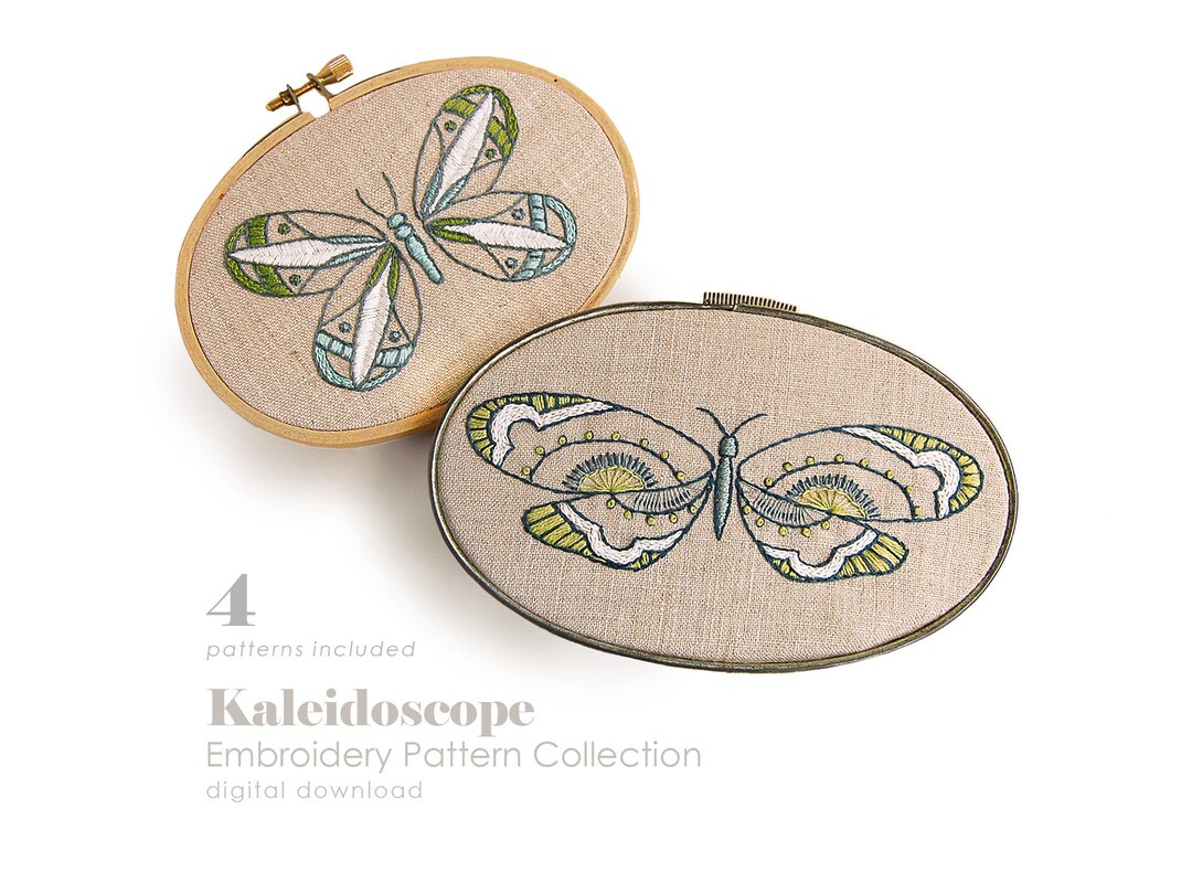 Butterfly Embroidery Patterns | KALEIDOSCOPE Butterfly Embroidery ...