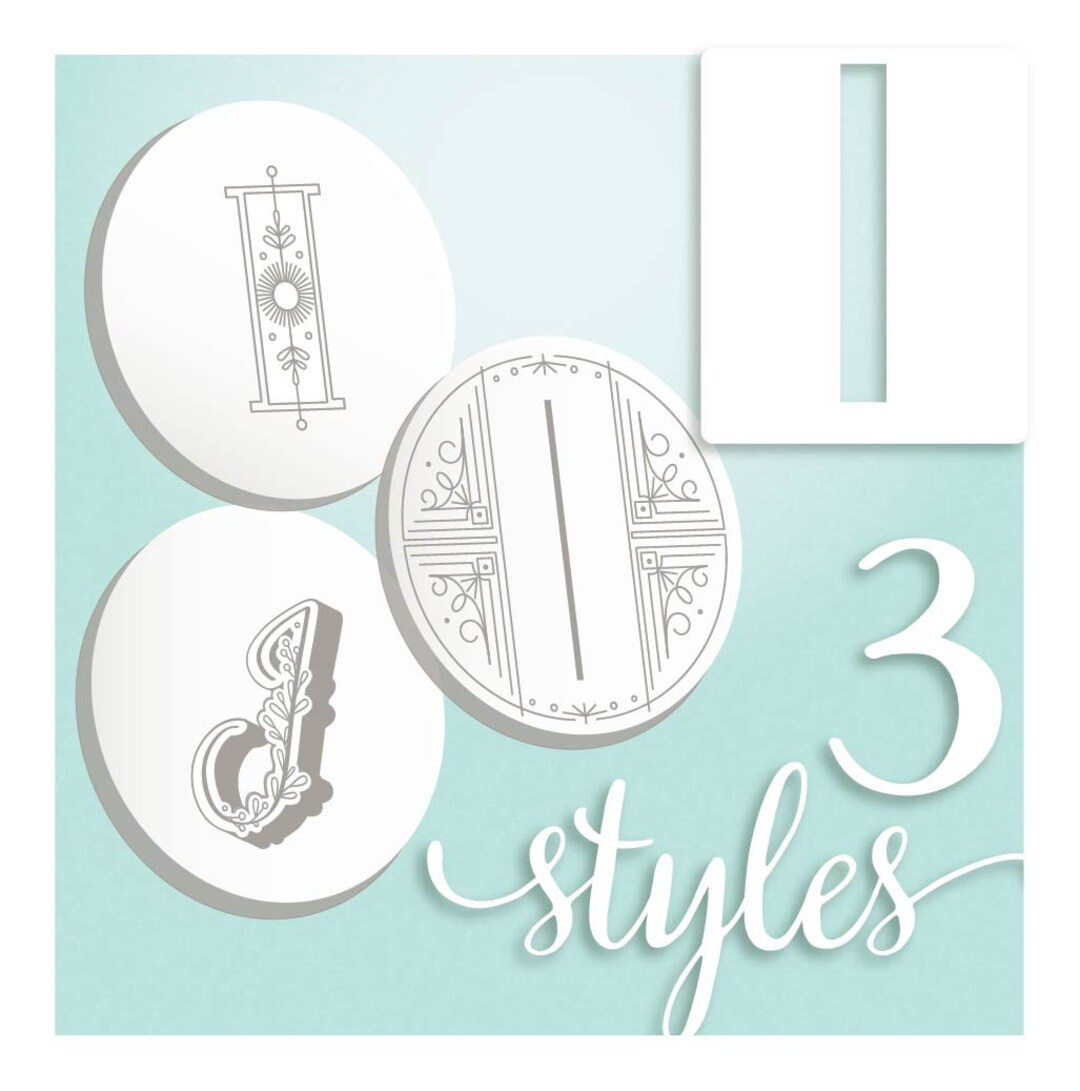 Embroidery Patterns Modern Monogram Letter I Hand Embroidery Designs in ...