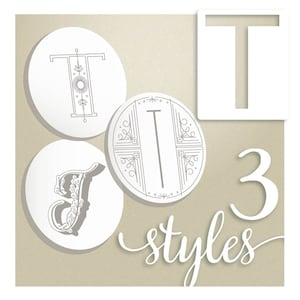 Monogram Embroidery Patterns Letter T Hand Embroidery - Etsy