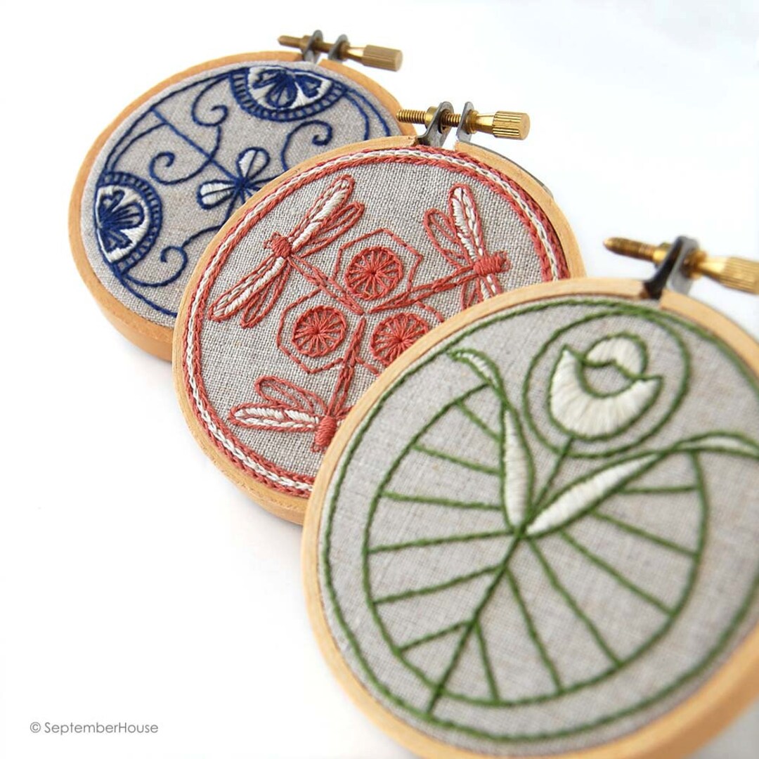 Japanese Inspired Hand Embroidery Patterns | Contemporary Embroidery ...