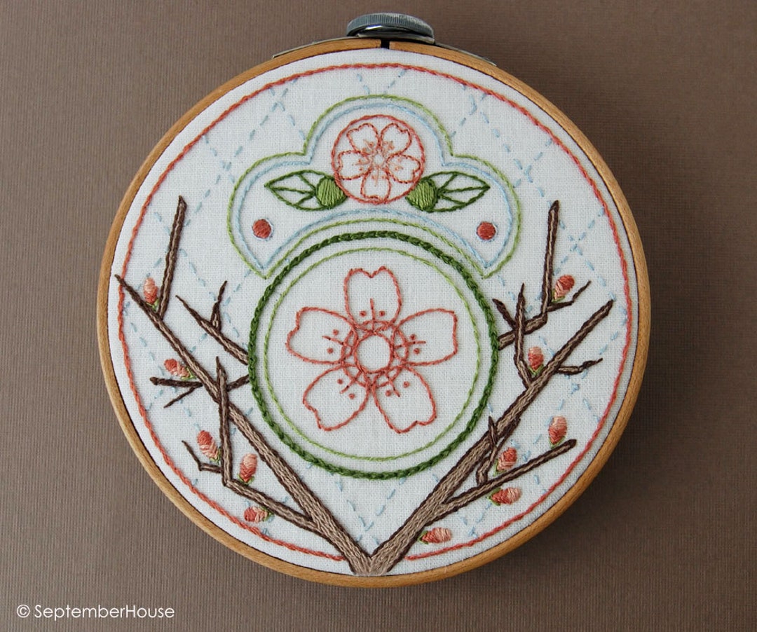 Hand Embroidery Designs Japanese Inspired Embroidery - Etsy