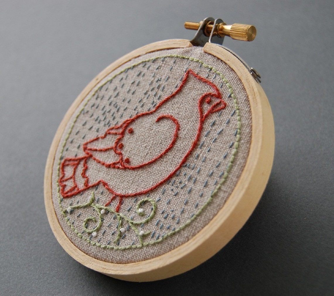 Embroidery Patterns | FESTIVE FLOCK Holiday Hand Embroidery Patterns ...