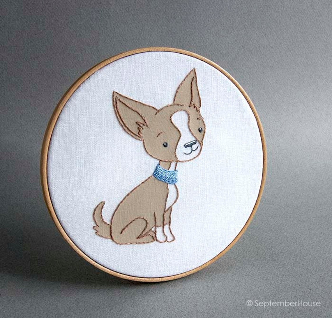 Hand Embroidery Patterns | Dog Embroidery Patterns | Hand Embroidery ...