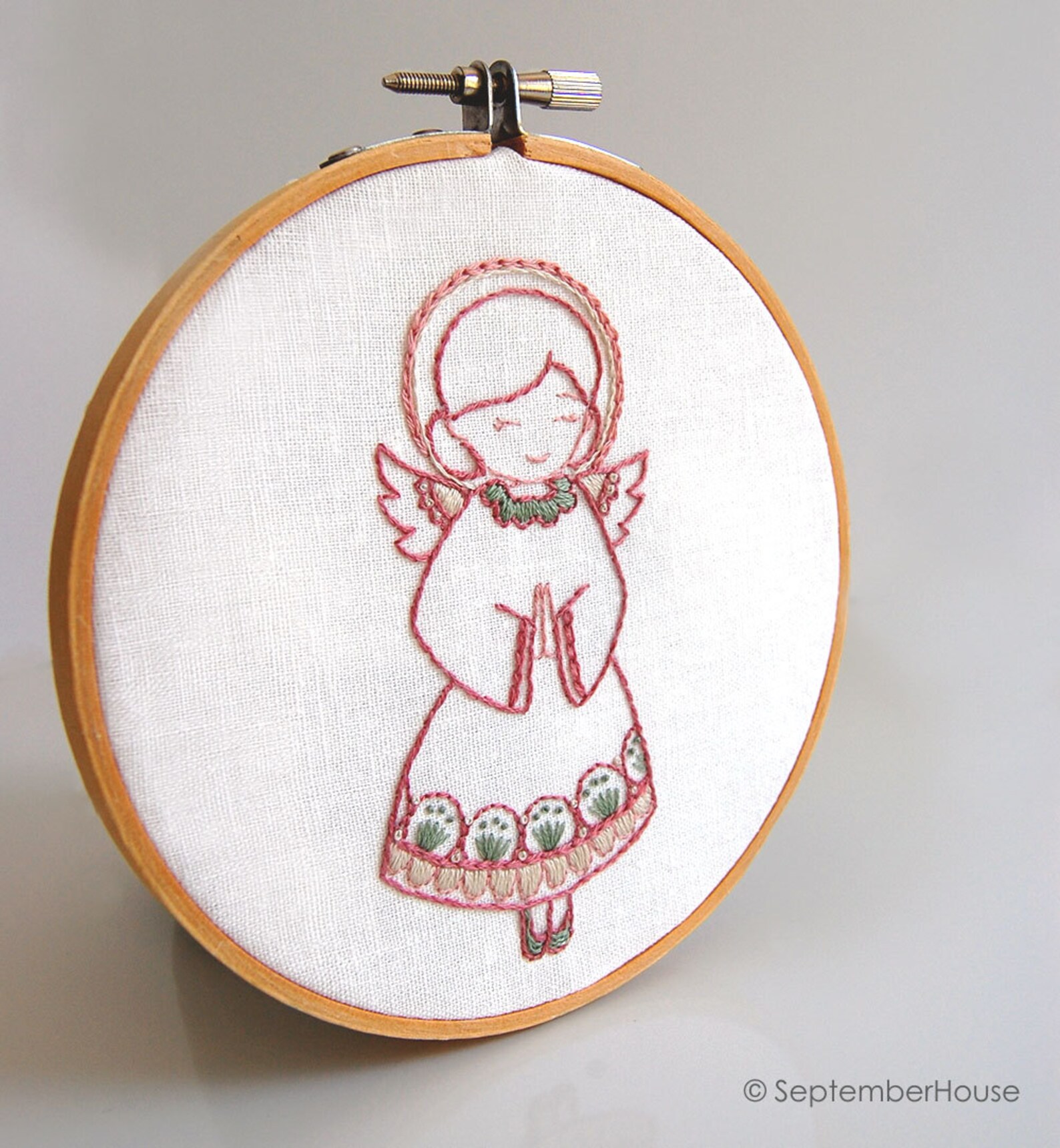 Holiday Embroidery Patterns Angel Embroidery Design PDF - Etsy
