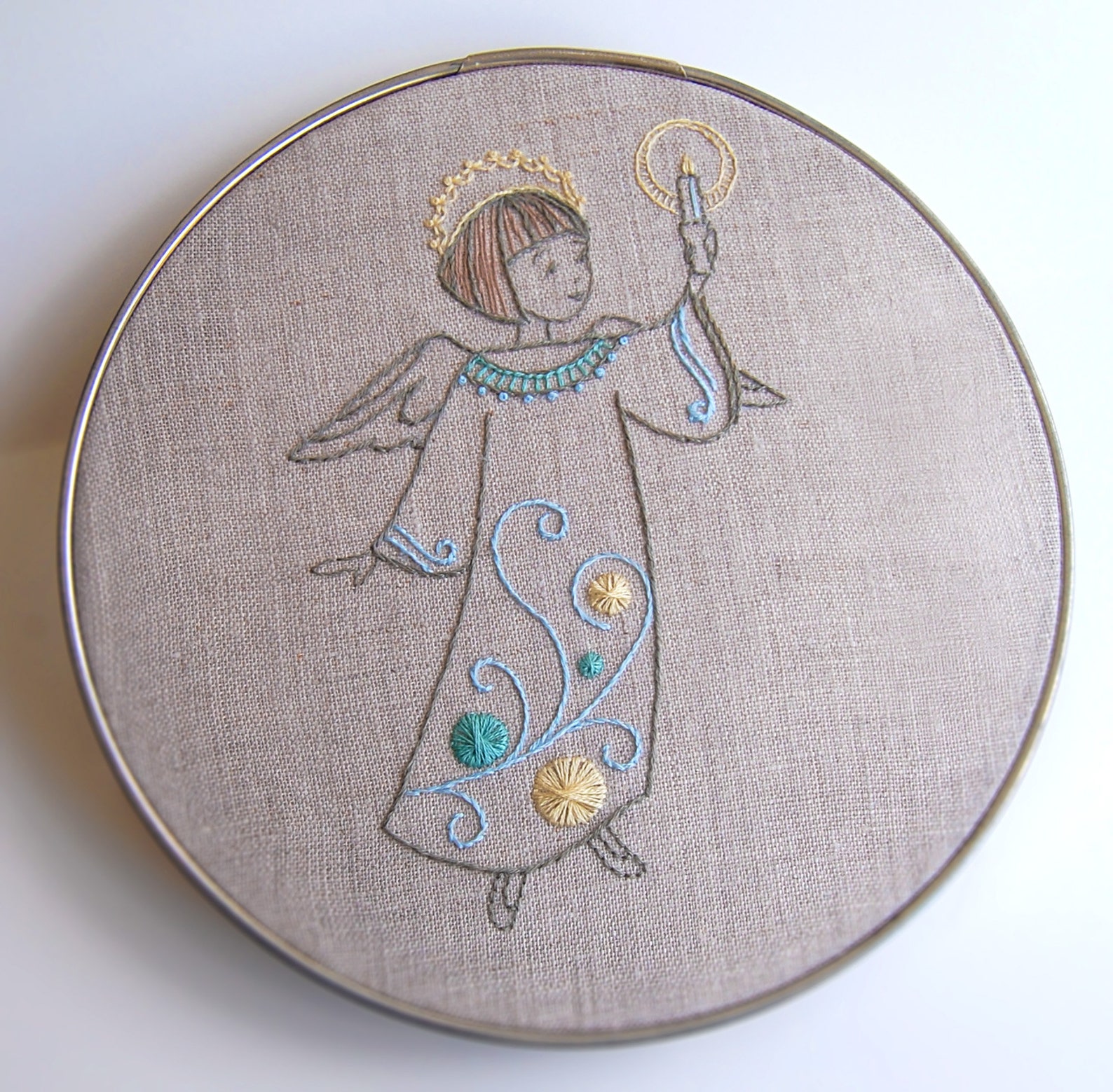 Holiday Embroidery Patterns Angel Embroidery Design PDF - Etsy