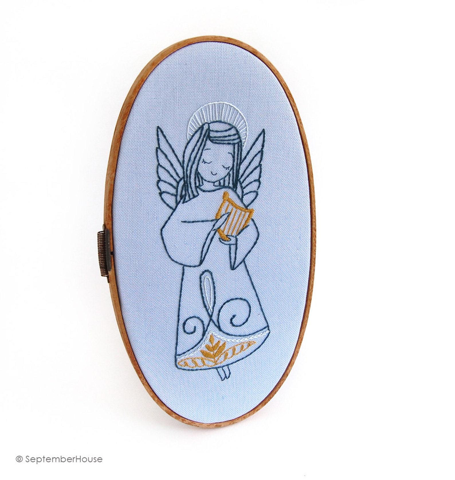 Holiday Embroidery Patterns Angel Embroidery Design PDF - Etsy