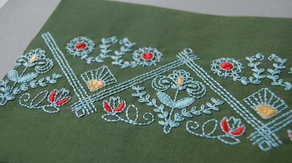 Mexican Hand Embroidery Patterns Colourful Embroidery Art Textile