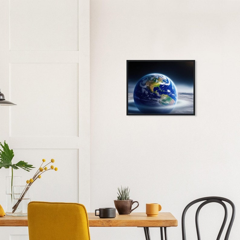 Premium Semi-glossy Paper Wooden Framed Poster Cool Astronomical - Etsy