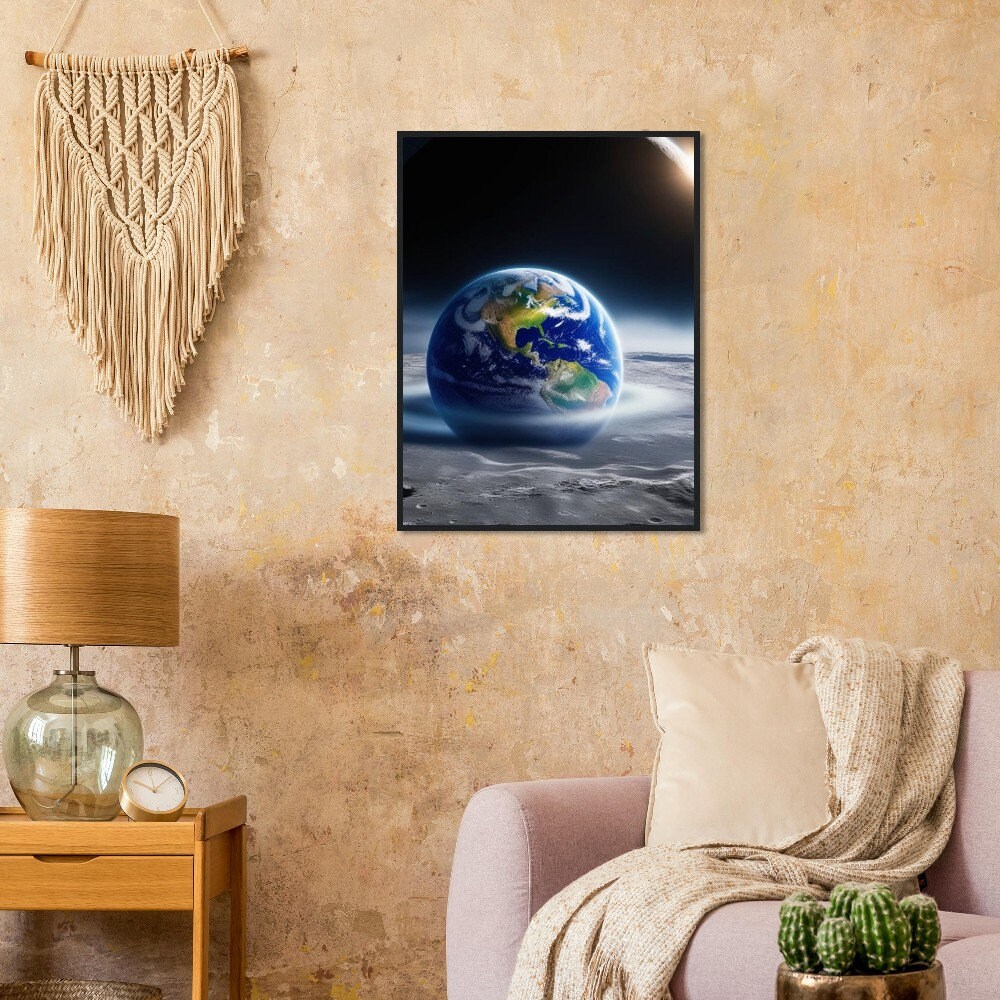 Premium Matte Paper Wooden Framed Poster Cool Astronomical - Etsy