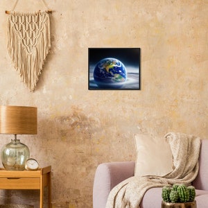 Premium Matte Paper Wooden Framed Poster Cool Astronomical - Etsy