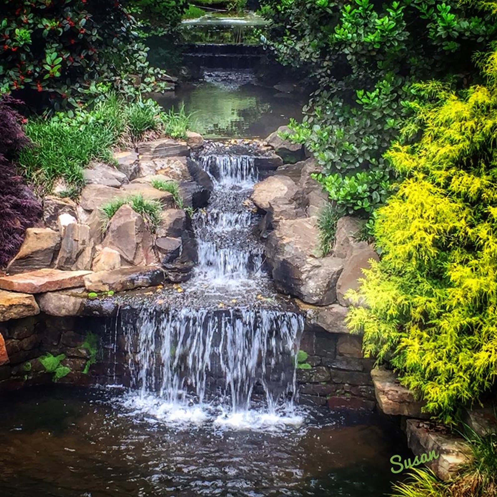 Wall Art - Waterfall. Escape Into Nature - Photograph on Metal Print - Etsy