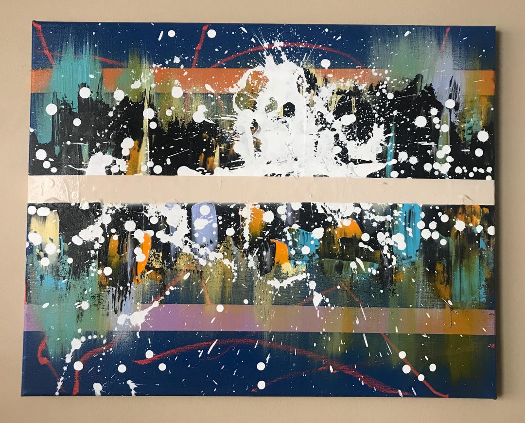 A Neo Soul Chord - Abstract Music-inspired Painting | Original Acrylic ...