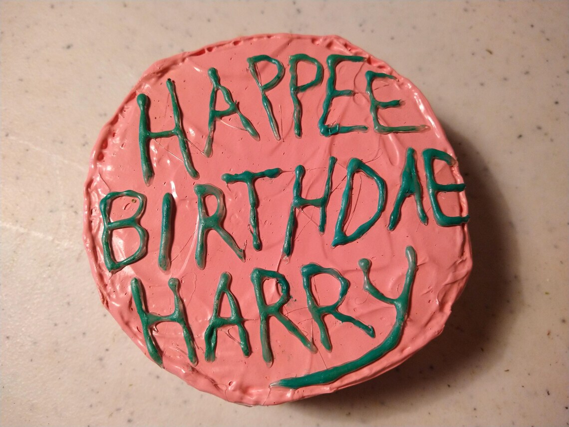 Small Wizard Birthday Cake Fake Cake - Etsy