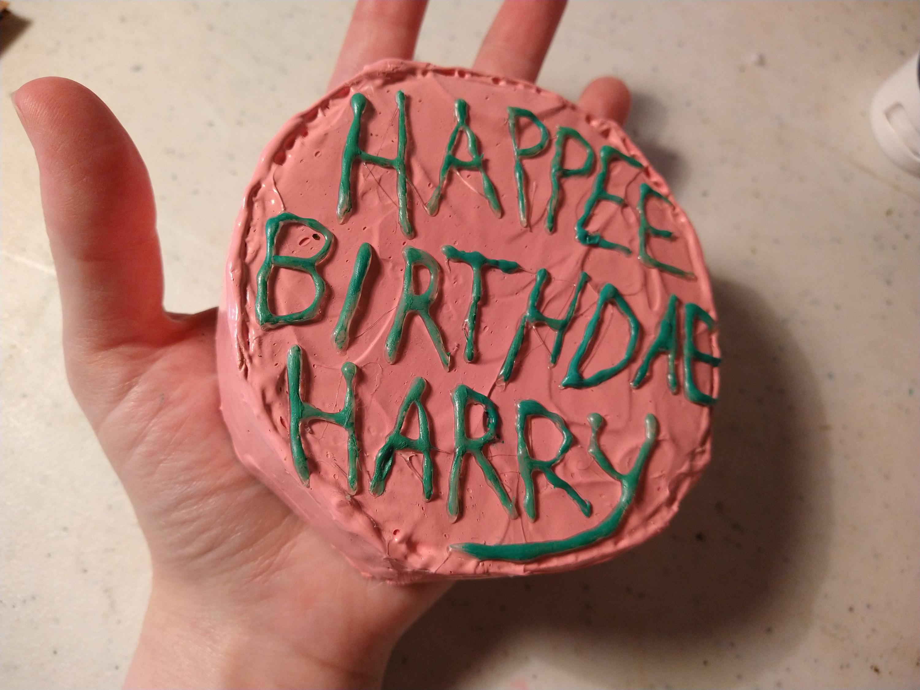 Small Wizard Birthday Cake Fake Cake - Etsy