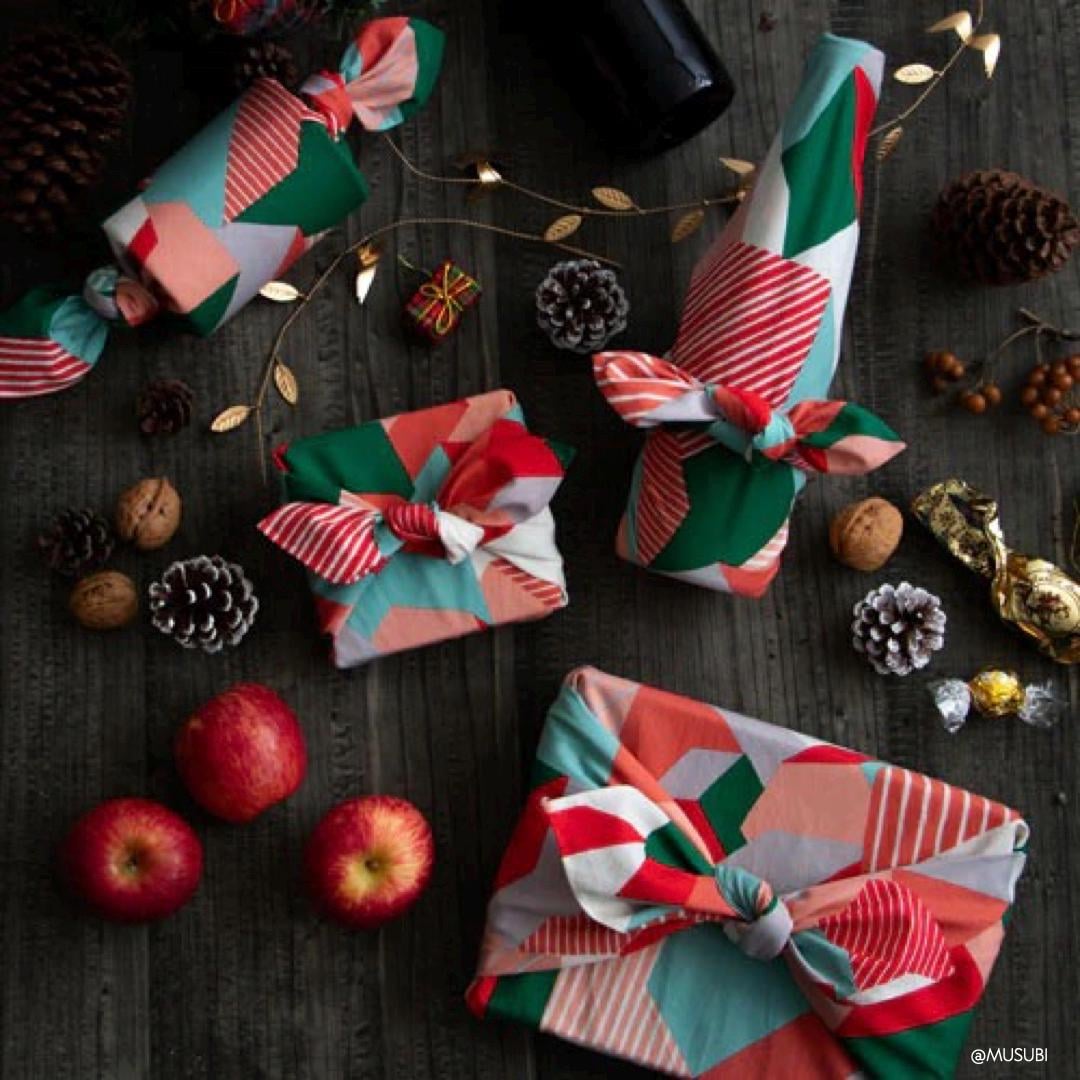 Japanese Furoshiki Eco-friendly Reusable Gift Wrap Bag Sustainable ...