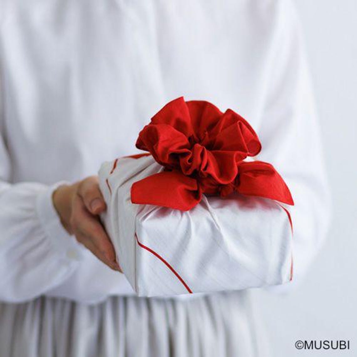 Furoshiki With Traditional Japanese Pattern Eco-friendly Reusable Gift ...
