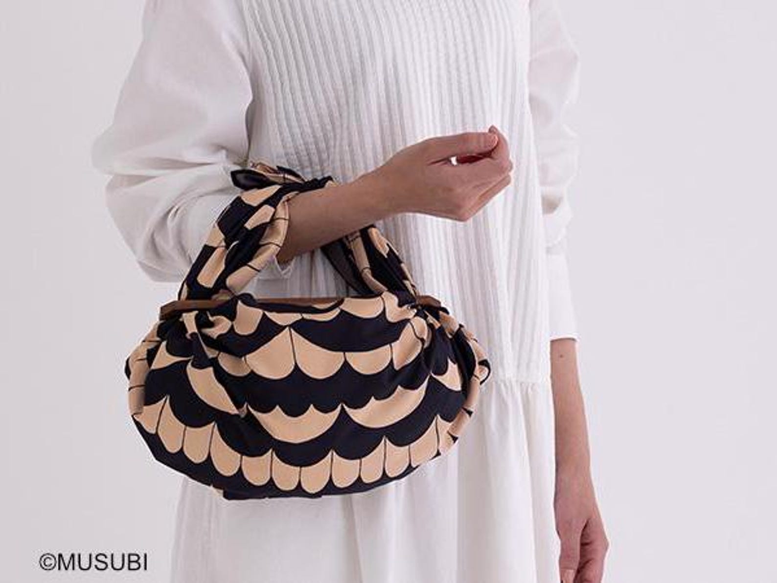 Furoshiki Bag Wooden Handle Versatile Japanese Bag Accessory Eco ...
