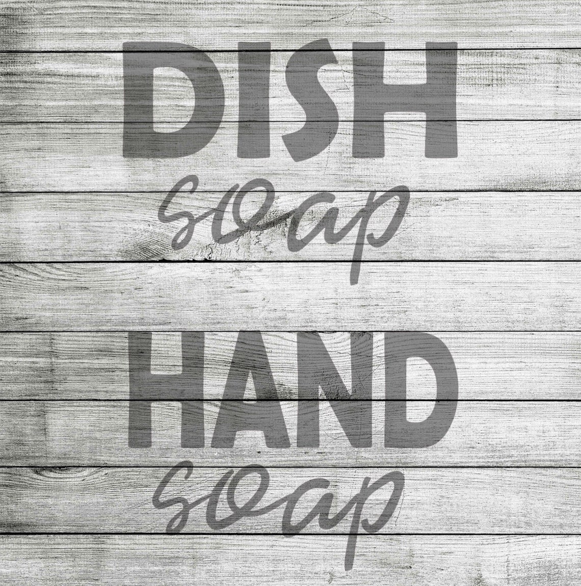Hand Soap & Dish Soap Jar Label SVG and JPEG - Instant Download - Etsy