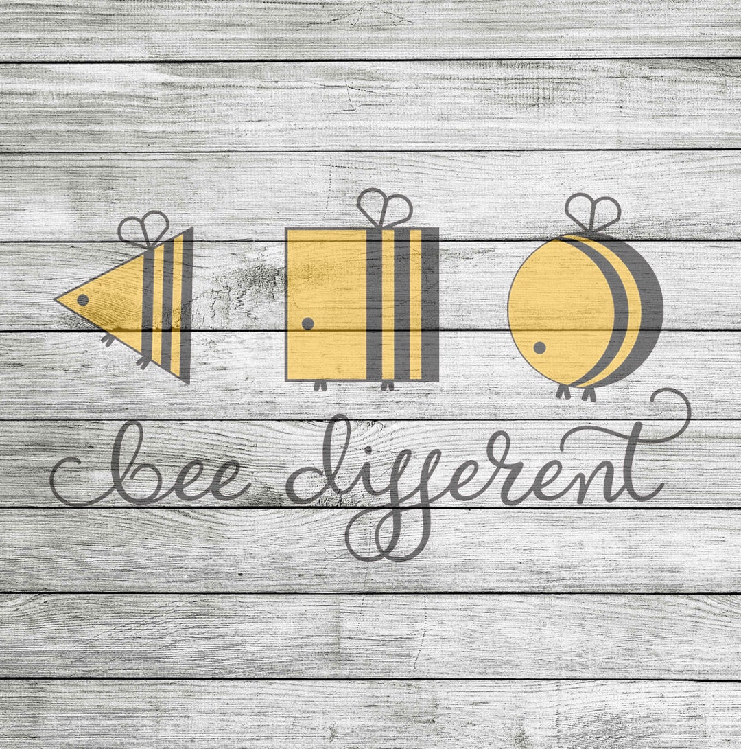 Bee Different Svg, Jpg and Png *instant Download* - Etsy
