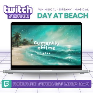 Twitch Stream Screens Overlays Package Twitch Animated Vtuber ...