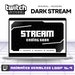 Dark Twitch Stream Screens Overlays Package Animated Vtuber Backgrounds ...