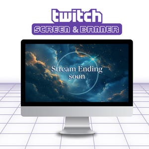 Blue Twitch Stream Screens Overlays Halloween Animated Vtuber ...