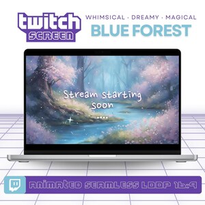 Twitch Stream Screens Overlays Package Twitch Animated Vtuber ...
