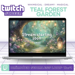 Twitch Stream Screens Overlays Package Twitch Animated Vtuber ...