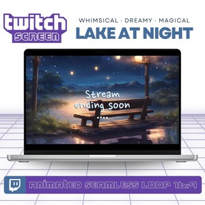 Twitch Stream Screens Overlays Package Twitch Animated Vtuber ...