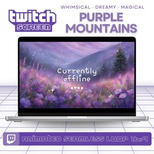 Twitch Stream Screens Overlays Package Twitch Animated Vtuber ...
