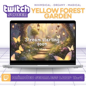 Twitch Stream Screens Overlays Package Twitch Animated Vtuber ...