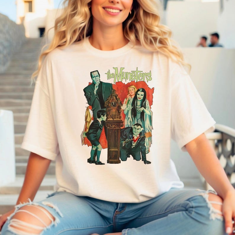 The Munster Monster Mash PNG, the Munster PNG, Retro Halloween Design ...