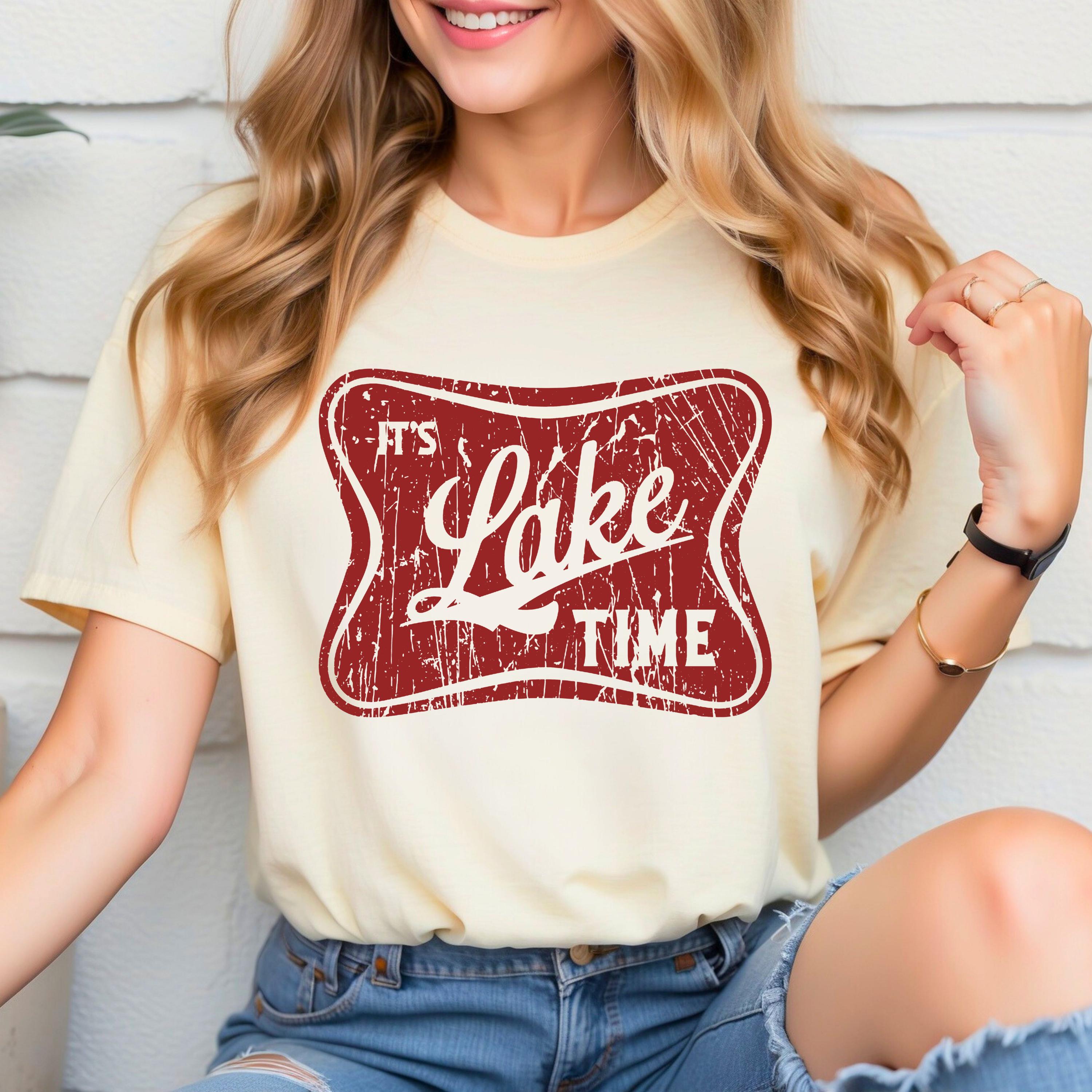 It's Lake Time Clip Art, It's Lake Time PNG, It's Lake Time Sublimation ...