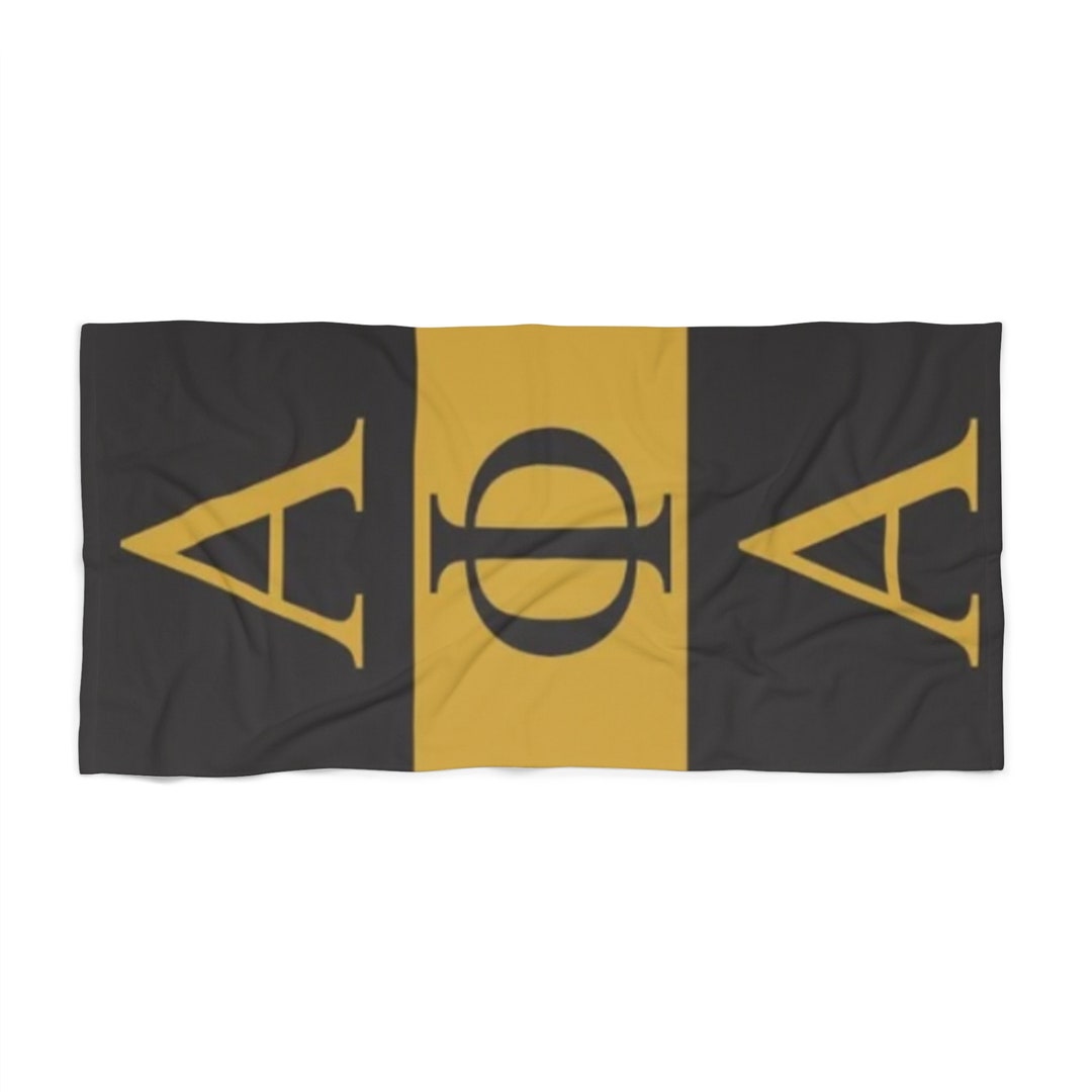 Alpha Phi Alpha Fraternity Inc. Beach Towel - Etsy