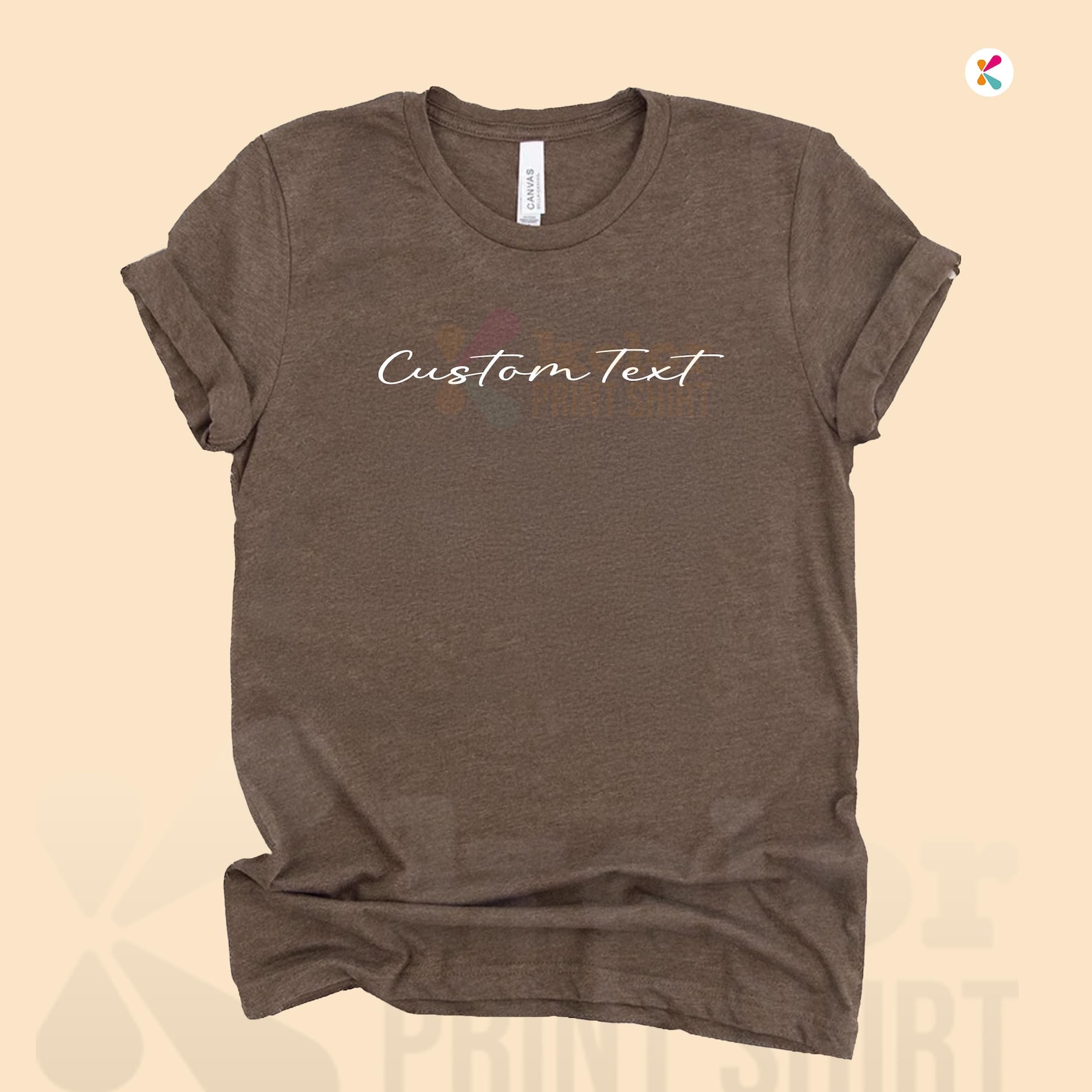 Custom Mocha Shirt, Custom Text Shirt, Personalized Shirt, Mocha Mousse ...