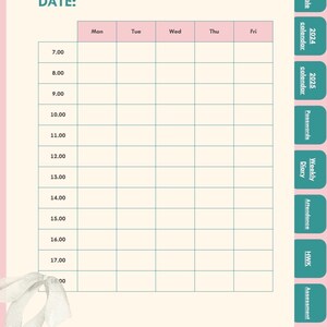 Digial Teacher Planner, 2024-2025, Back to School Academic Organiser ...