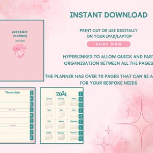 Digial Teacher Planner, 2024-2025, Back to School Academic Organiser ...