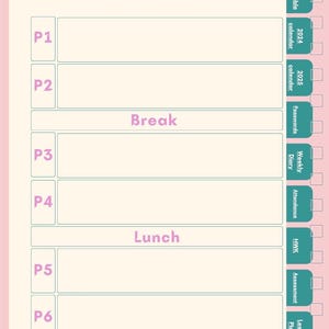 Digial Teacher Planner, 2024-2025, Back to School Academic Organiser ...