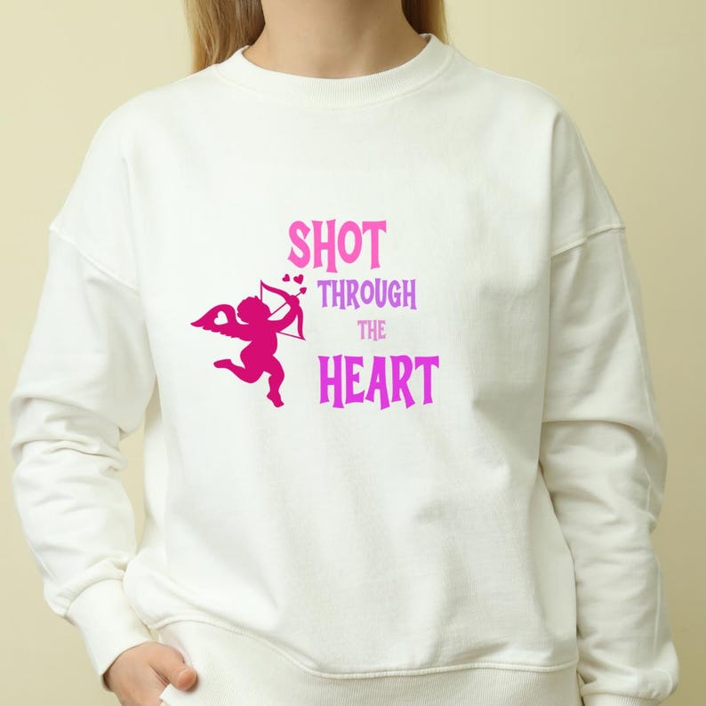 Cupid SVG "shot Through the Heart" – Valentine’s Day Digital Cut File for Cricut & Silhouette - Etsy